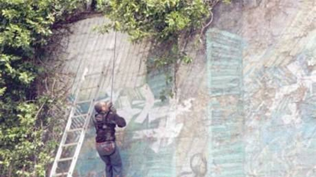 Al rescate del mural de Silvano Lora