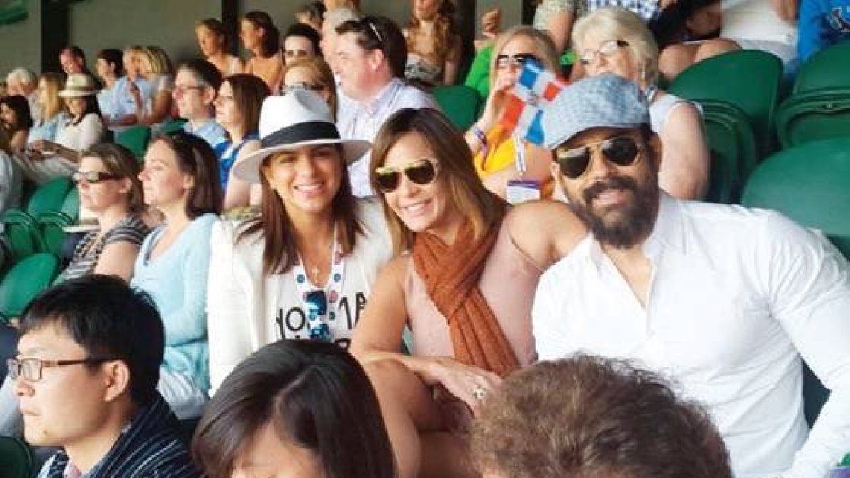 Isaac Saviñón y Anier Barros viven “Wimbledon 2015”