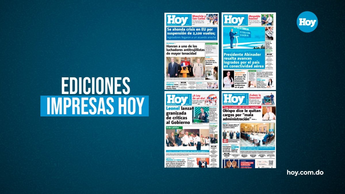 Resumen de las ediciones impresas del Periódico Hoy