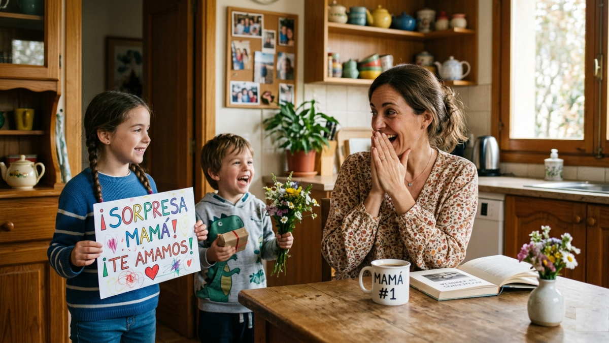 Ideas sencillas para sorprender a mamá este año