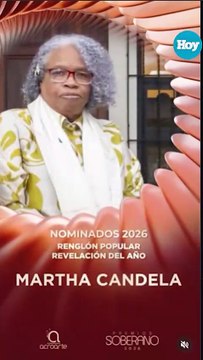 Martha Candela vive un momento clave de su carrera tras nominación a ...