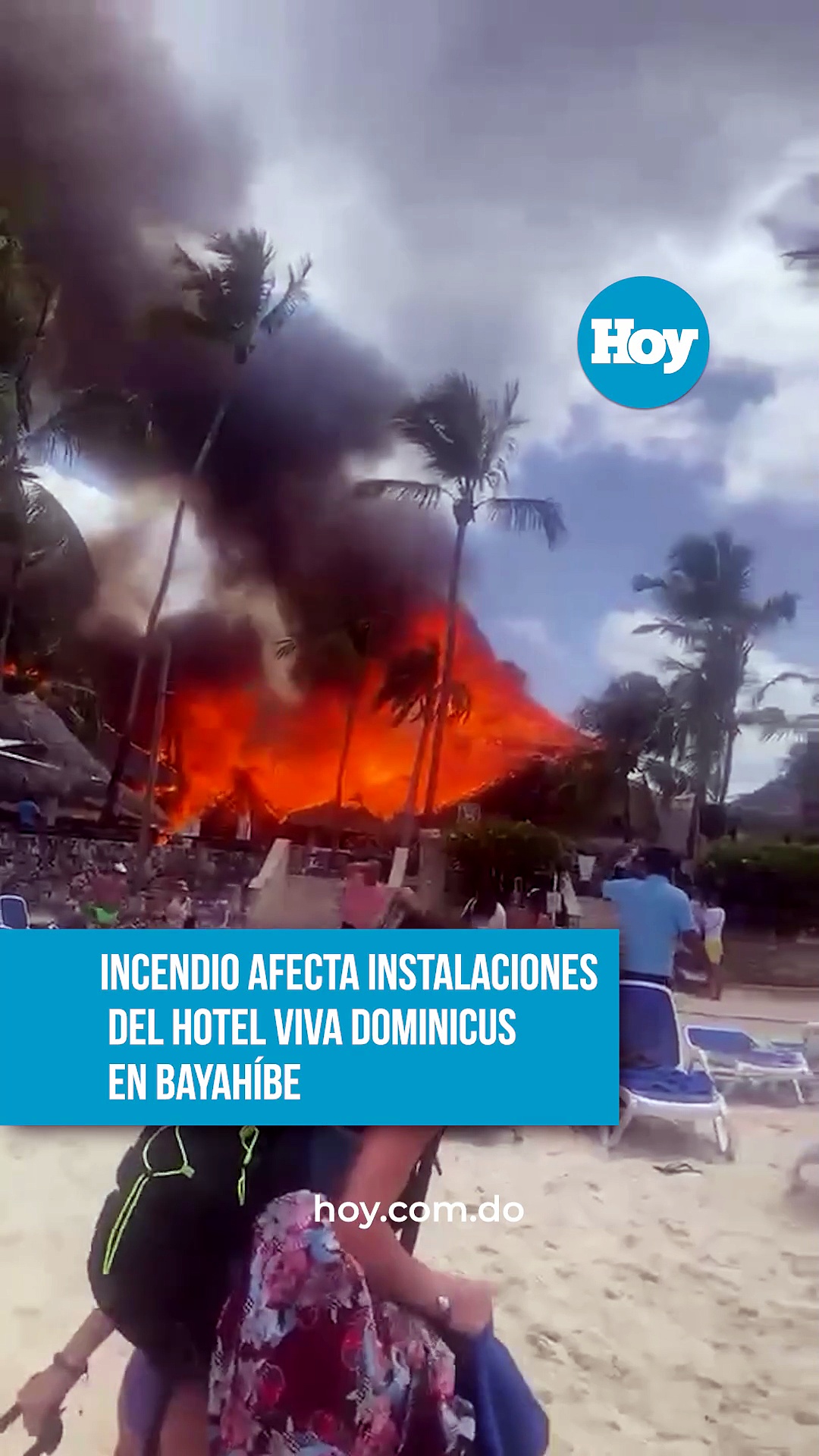 Incendio afecta instalaciones del hotel Viva Dominicus en Bayahíbe